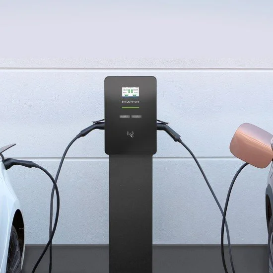 AC Wallbox 2x 11kW Type 2 Socket (16A 3-phase) LAN/WiFi/4G/RFID/OCPP ...